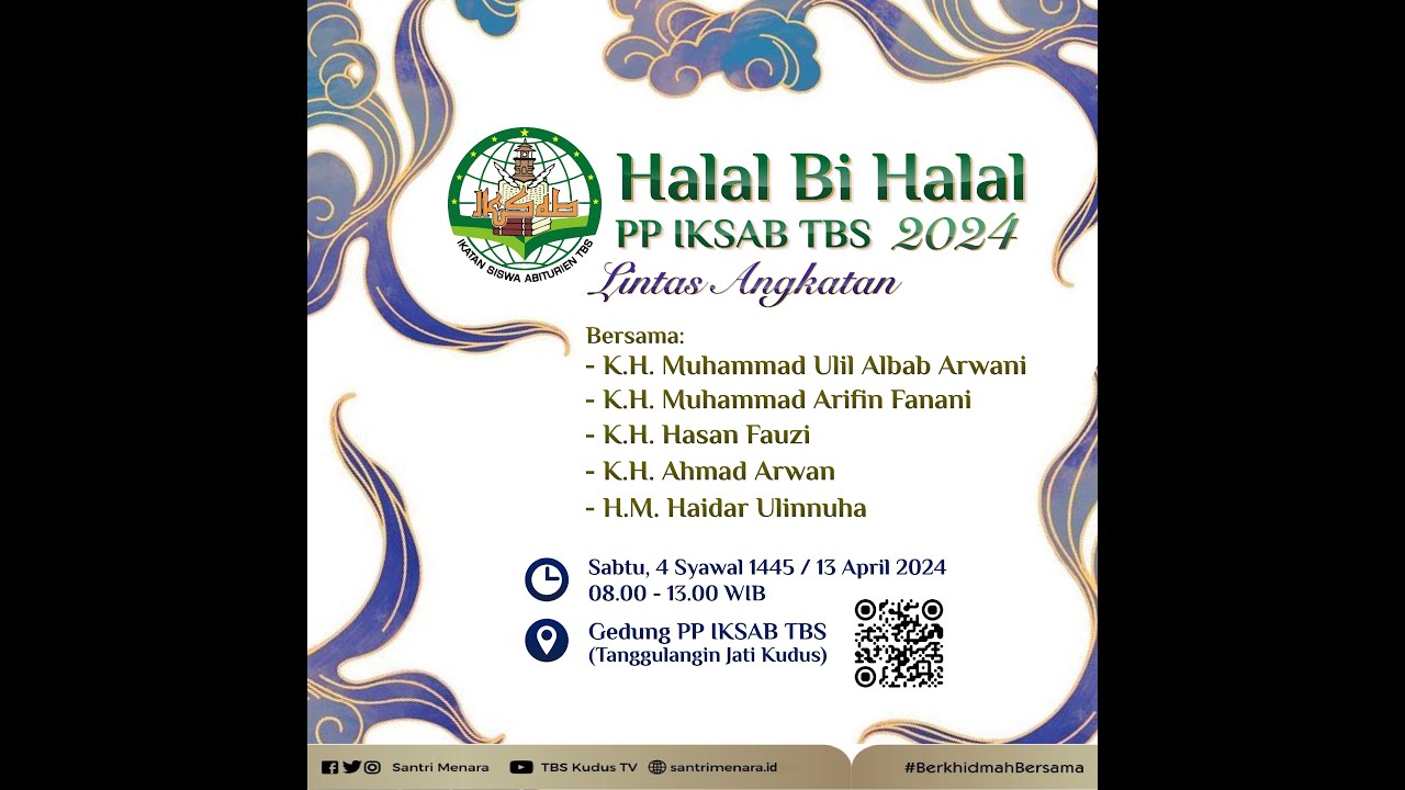 HALAL BI HALAL PP IKSAB TBS 2024 LINTAS ANGKATAN - YouTube