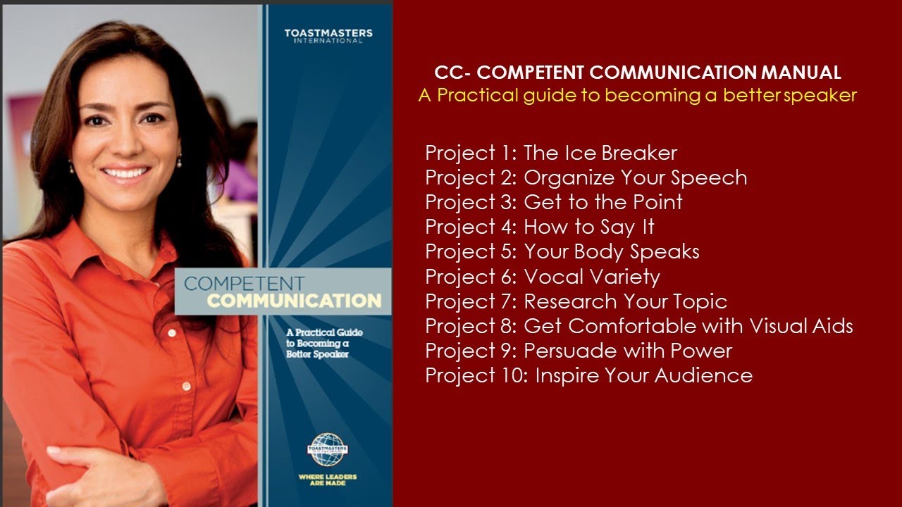 Public speaking basic skills with CC Competent communication and ...