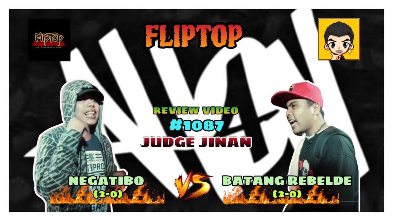 Fliptop - Batang Rebelde vs Negatibo | Review Video #1087 - YouTube