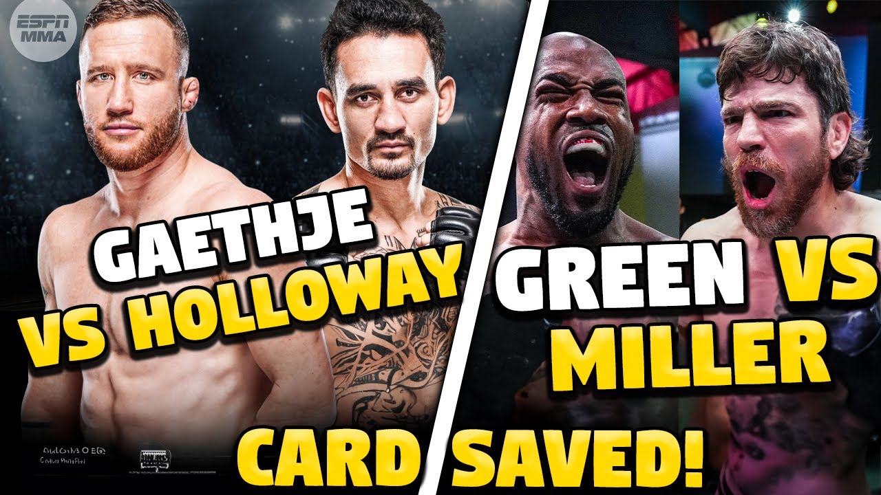 UFC 300 Redeemed!! Justin Gaethje vs. Max Holloway & Jim Miller vs ...