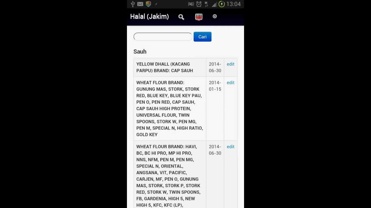 Halal Check - android app - YouTube