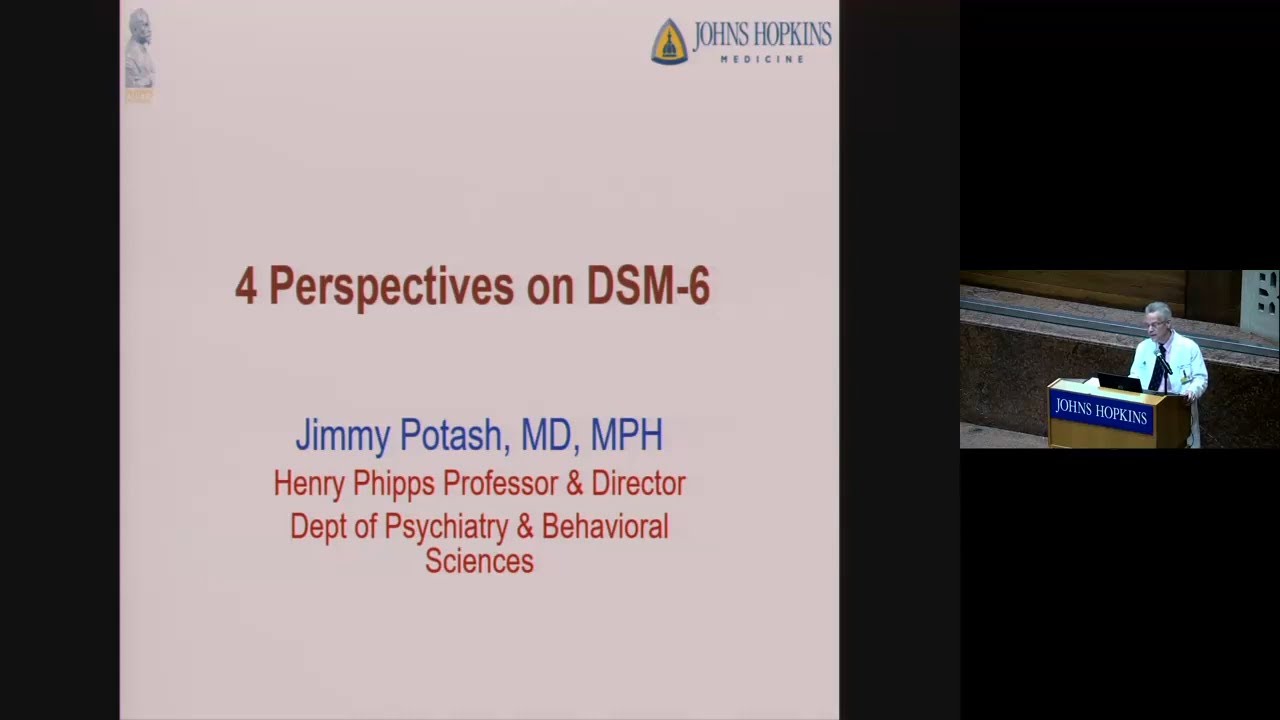 Johns Hopkins Psychiatry Grand Rounds | Jimmy Potash, M.D., M.P.H ...