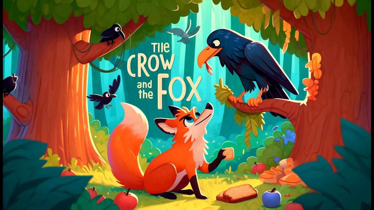 The Crow and the Fox ( The Crow's Epic Fail: Outsmarted by a Sly Fox ...