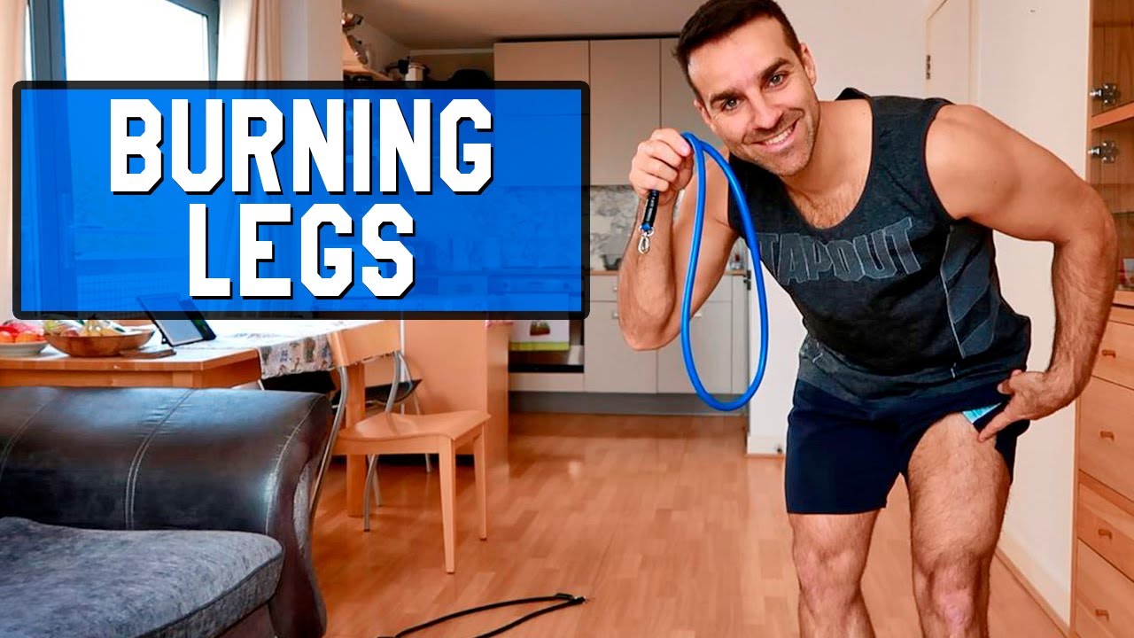 20 MIN - COMPLETE LEGS + BUTT AT HOME WORKOUT // Only Resistence Band ...