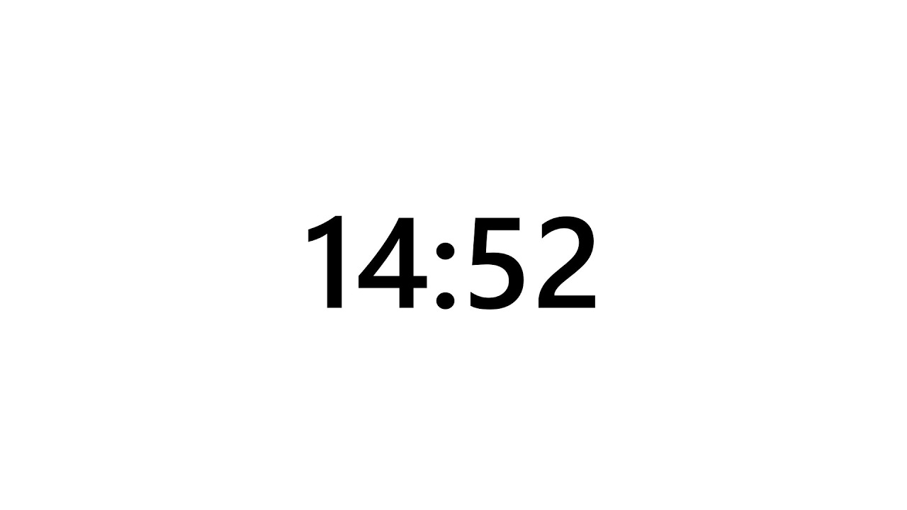Timer for 14 minutes and 52 seconds - YouTube