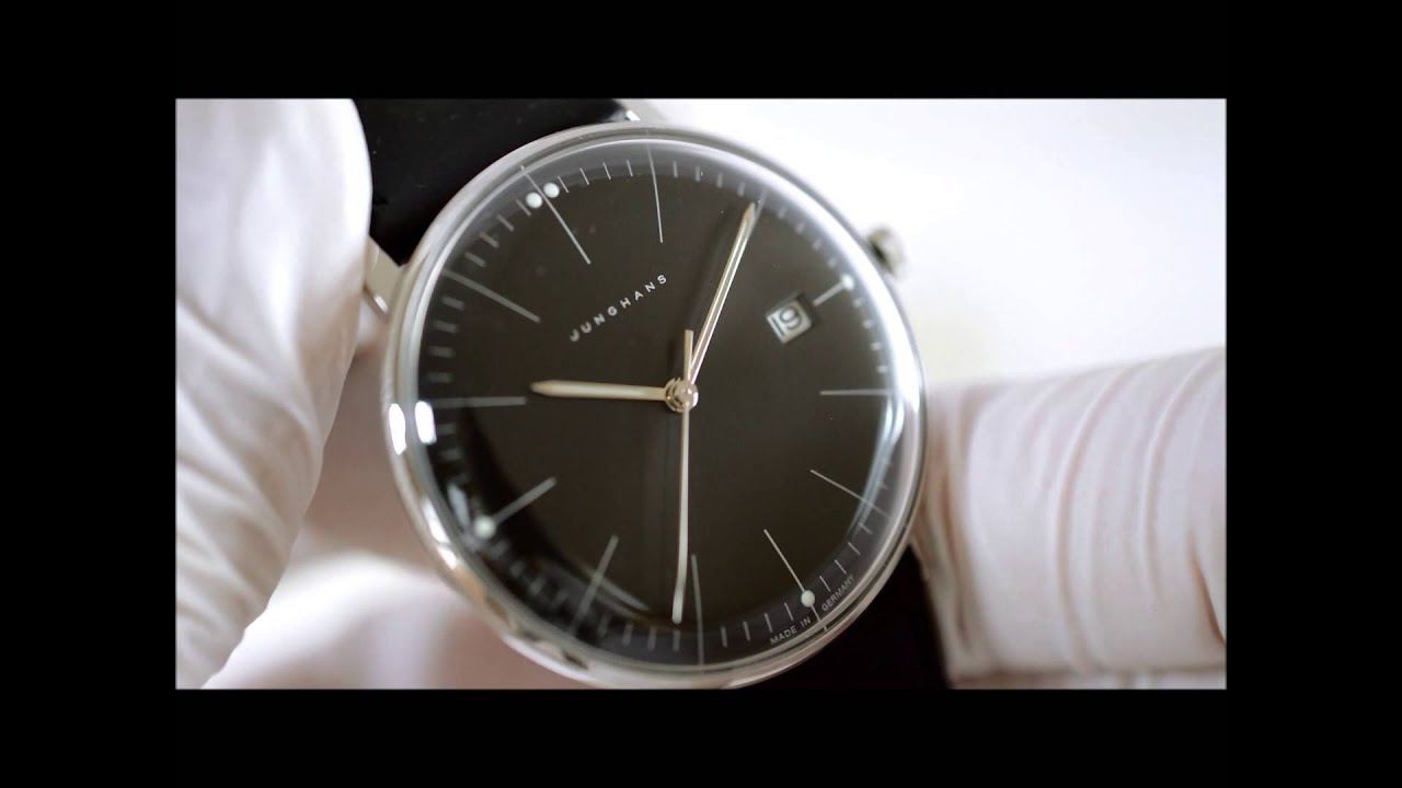 Junghans Max Bill Gent 041/4465.00 - YouTube