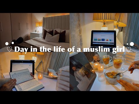 Day in the life of a Muslim girl ☪️| 4am morning routine, Tahajjud, Fajr, studying, Quran, Breakfast