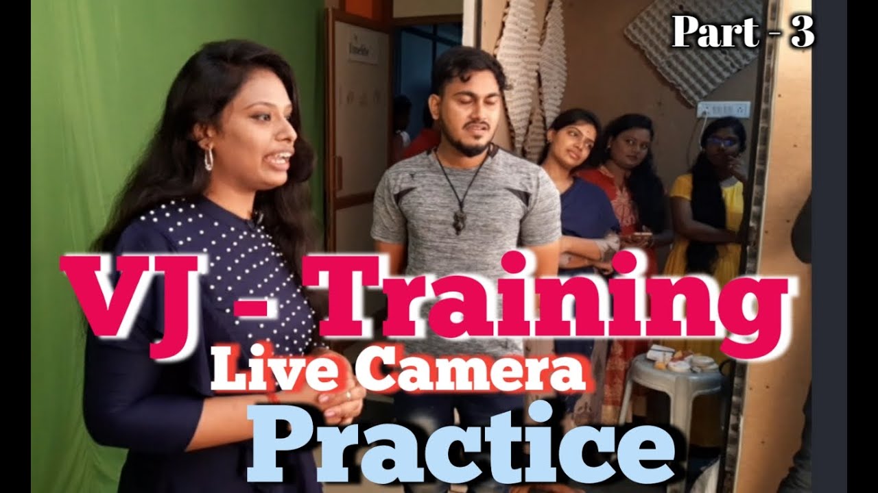 VJ Training Live Practice | VJ- ஆவது எப்படி | How to become a VJ | Part ...