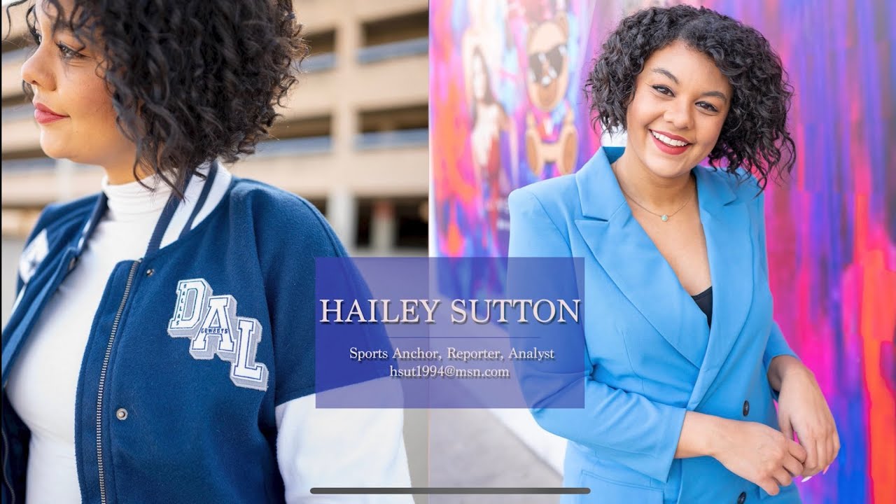 Hailey Sutton Dallas Cowboys 2022 Reporter & Anchor Reel - YouTube