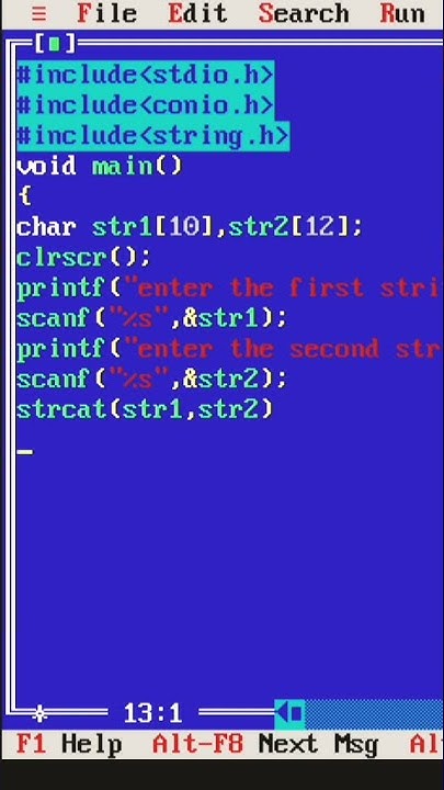 Write A Program To Add Two String By Using Strcate Function In C