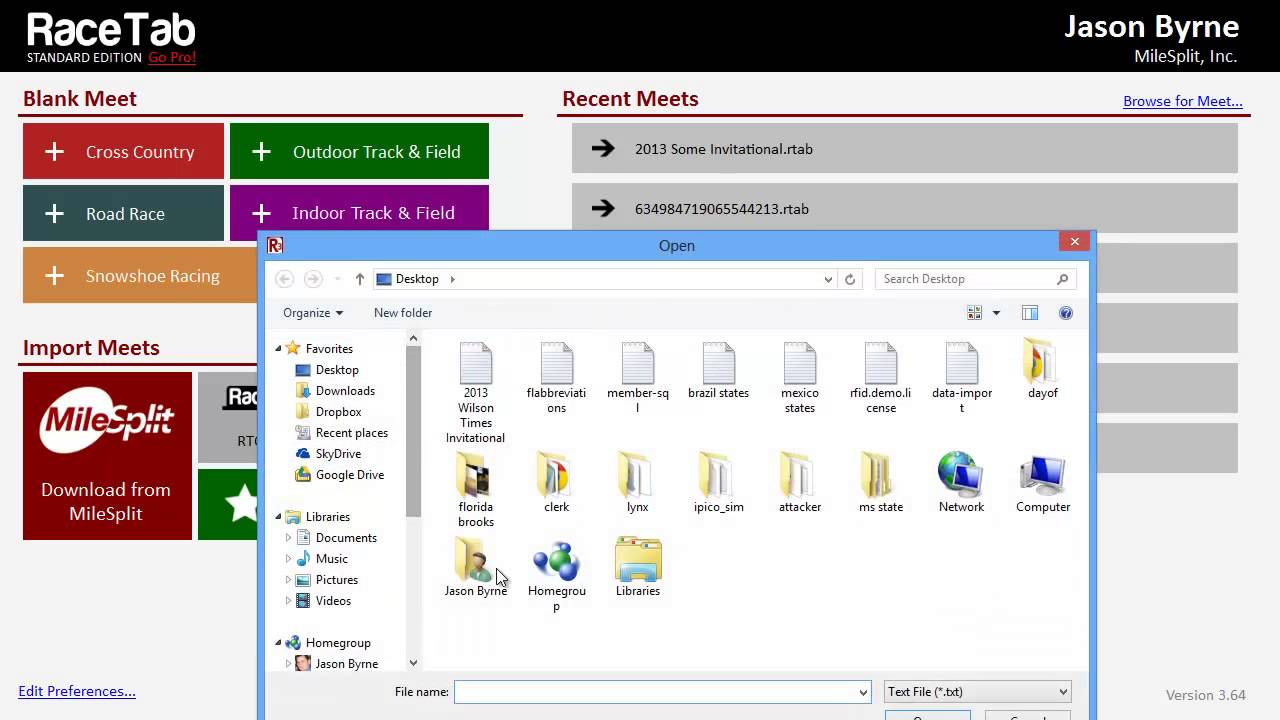 RaceTab 4 - Import from RTQL - YouTube