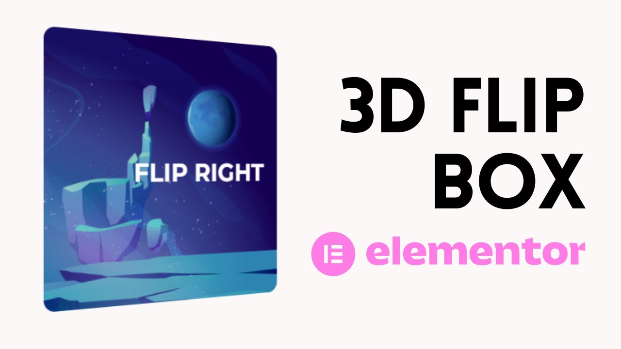 How To Add A 3d Flip Box In Elementor 2022 Wordpress Tutorial 2022 Youtube