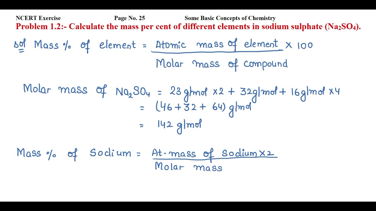 Calculate The Mass Per Cent Of Different Elements In Sodium Sulphate calculate-the-mass-per-cent-of-different-elements-in-sodium-sulphate