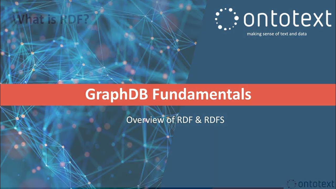 1 GraphDB Fundamentals RDF and RDFS - YouTube