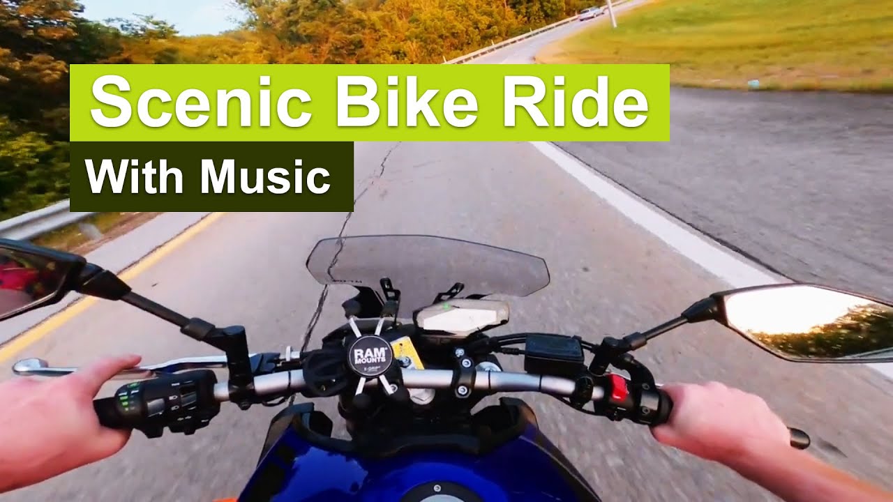 Scenic Bike Ride With Music - YouTube