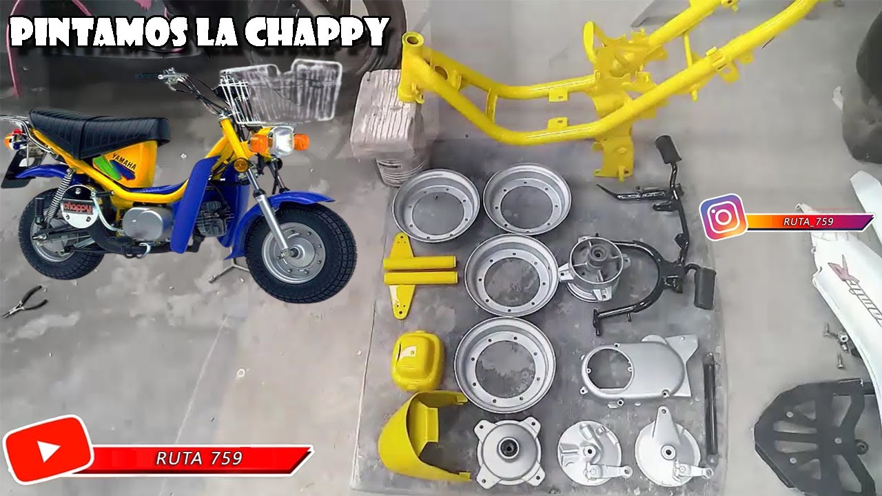 PINTAMOS LA CHAPPY || YAMAHA LB 80 || - YouTube