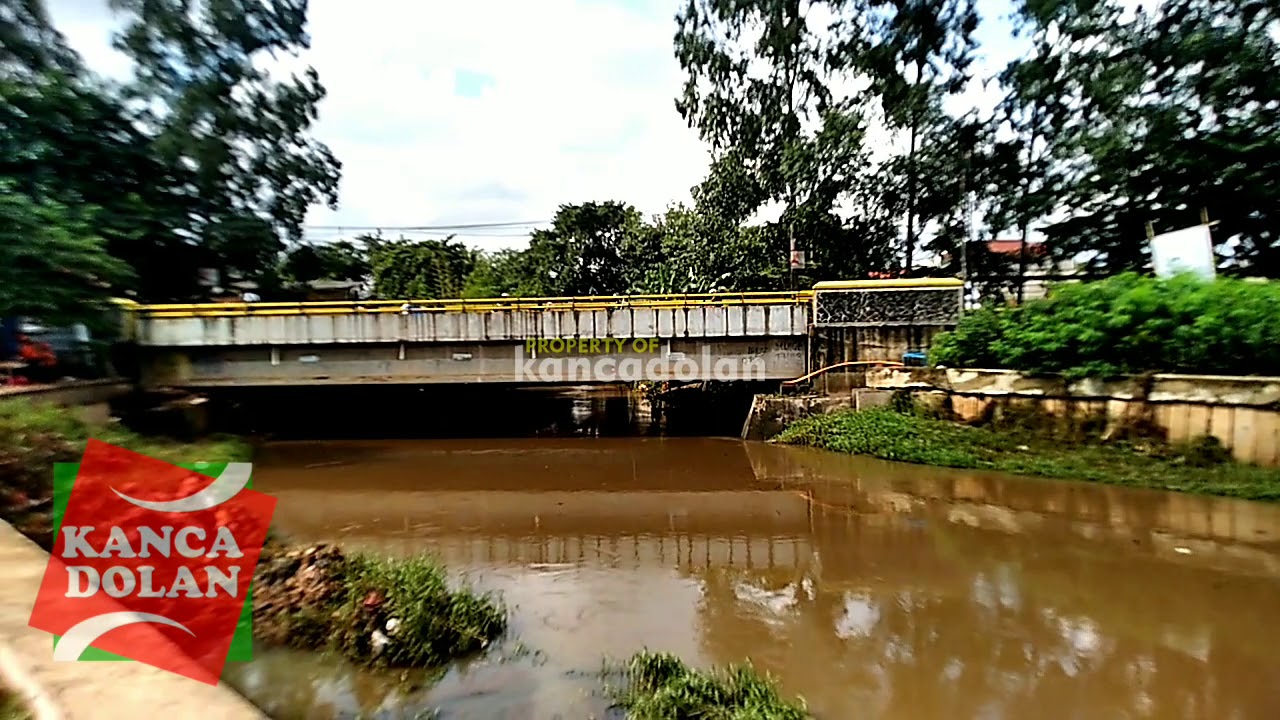 Kondisi Kali Angke Ciledug Indah Tangerang - YouTube