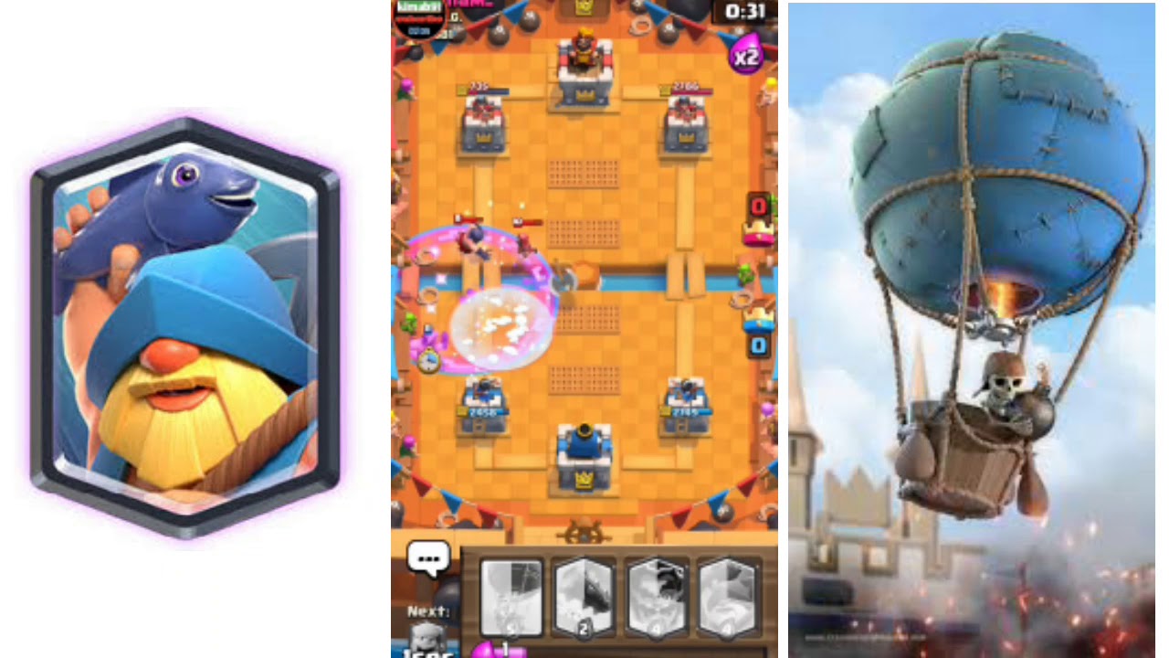 Clash royal fish balloon deck - YouTube