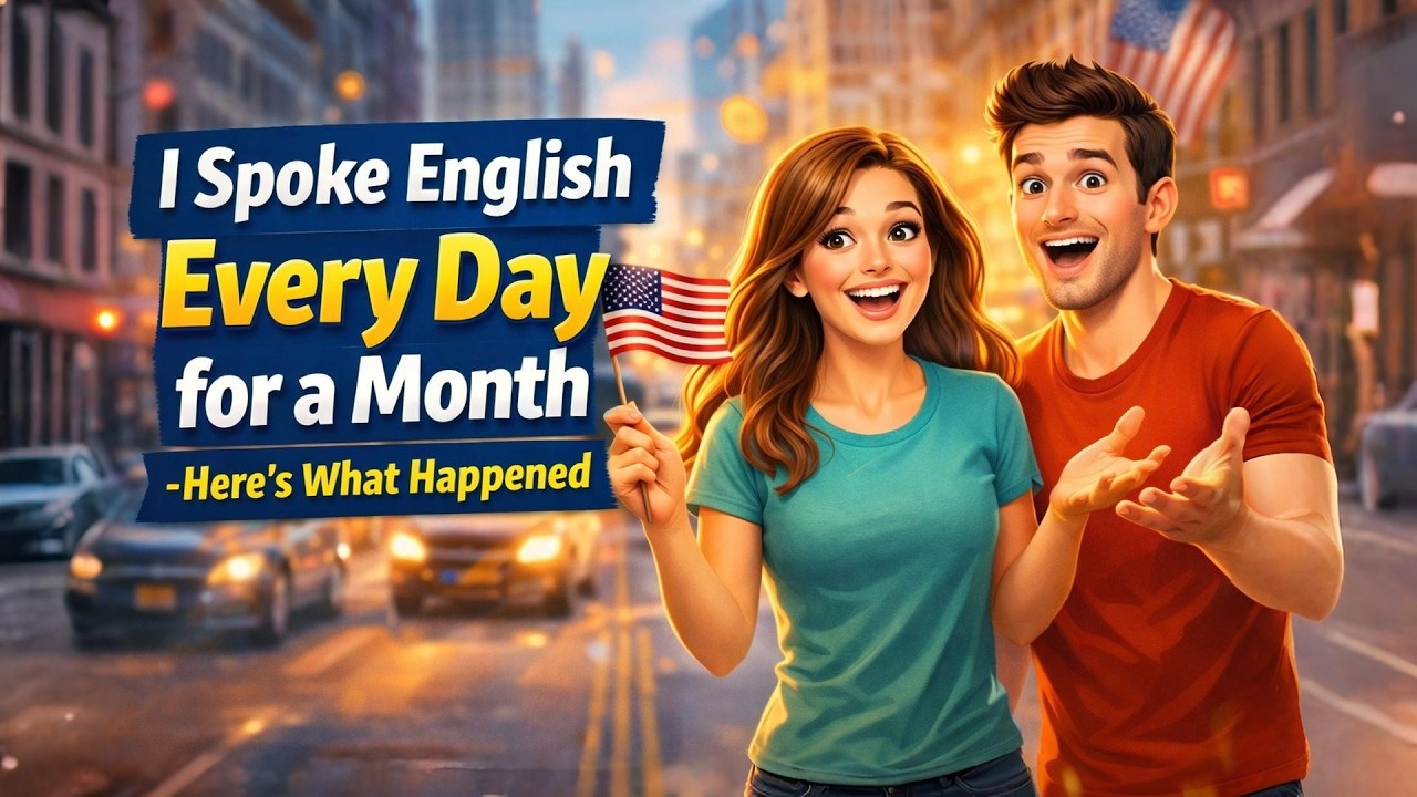 I Spoke English Every Day for a Month - Here's What Happened | My 30 ...