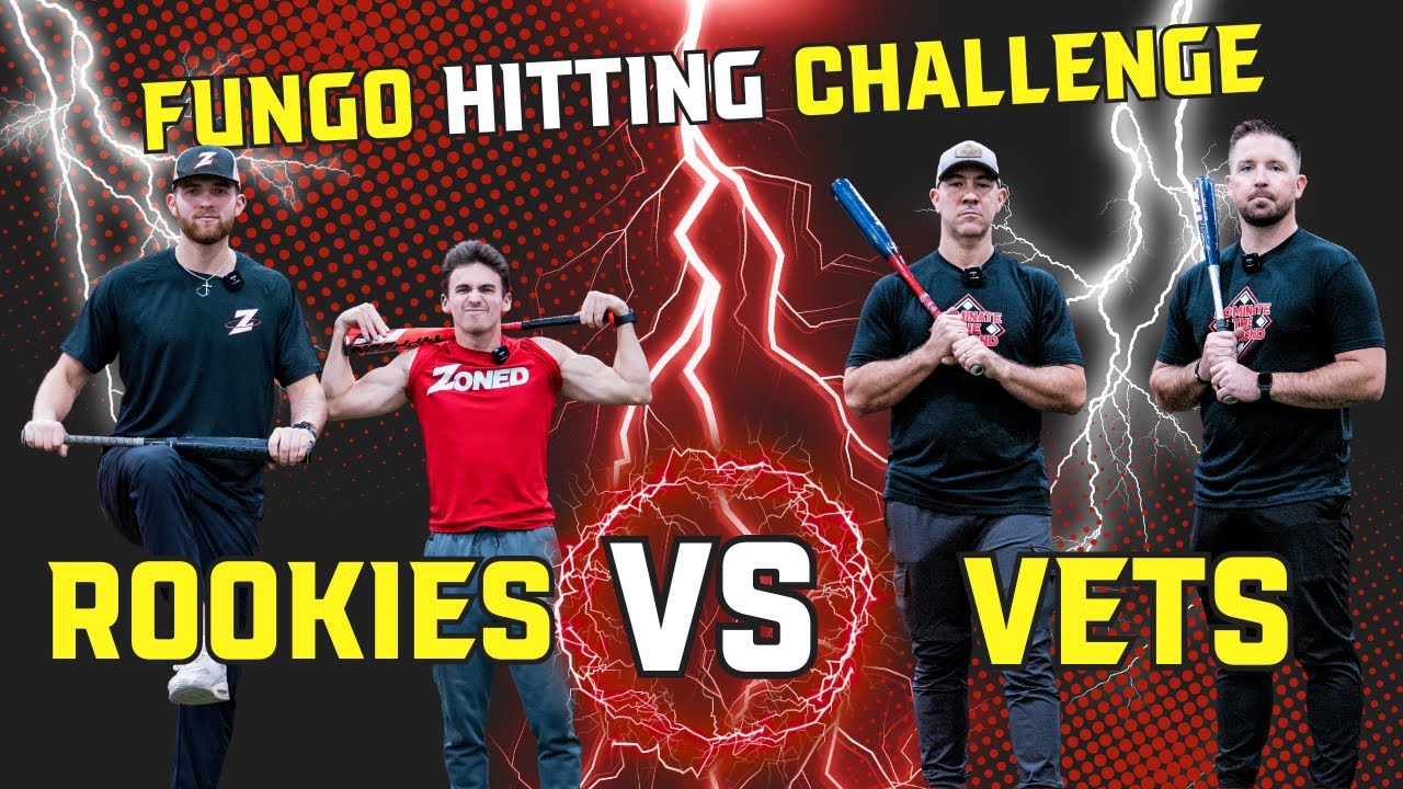 Rookies Take on Seasoned Vets in Epic Fungo Hitting Challenge - YouTube