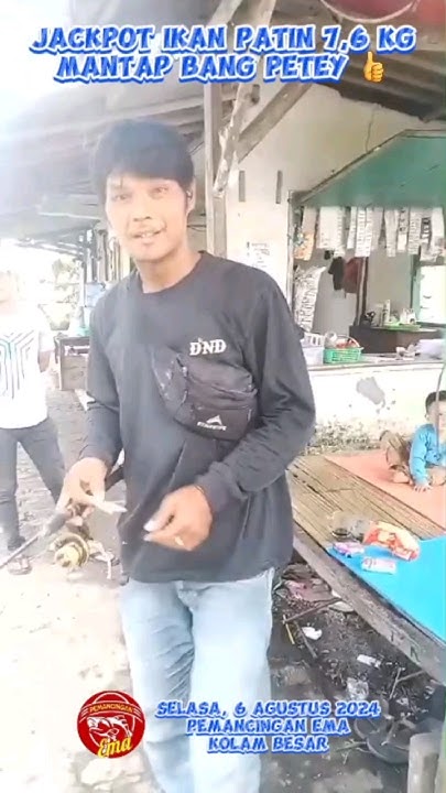 PERTAMA KALI MANCING DI KOLAM BESAR, BANG PETEY DAPAT JACKPOT IKAN PATIN 7,6 KG - YouTube