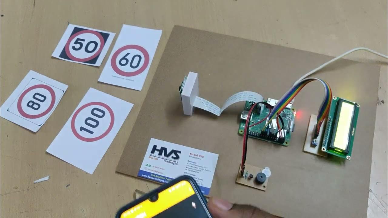 Speed limit Traffic Sign detection using Raspberry pi Machine Learning - YouTube