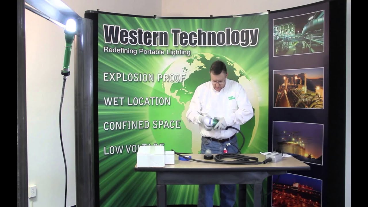 The STRIKER LED Explosion Proof Work Light by Western Technology. - YouTube