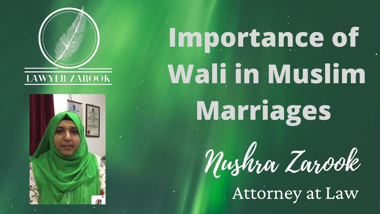 Importance of Wali in Muslim marriages - YouTube