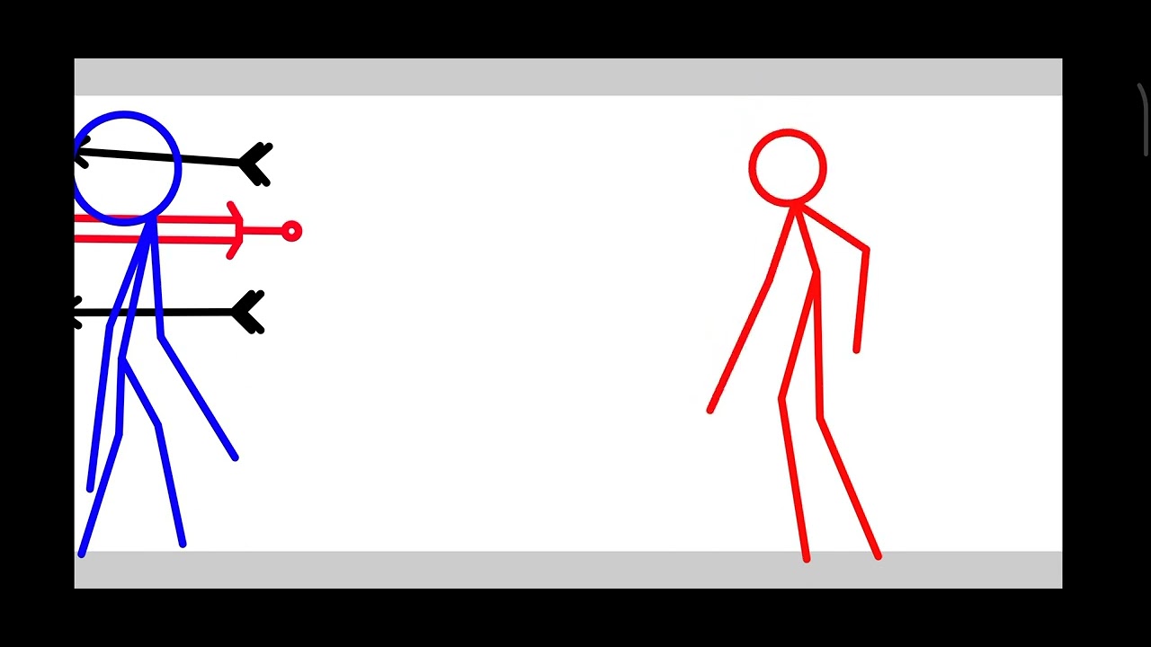 Stickman animation new progress. - YouTube