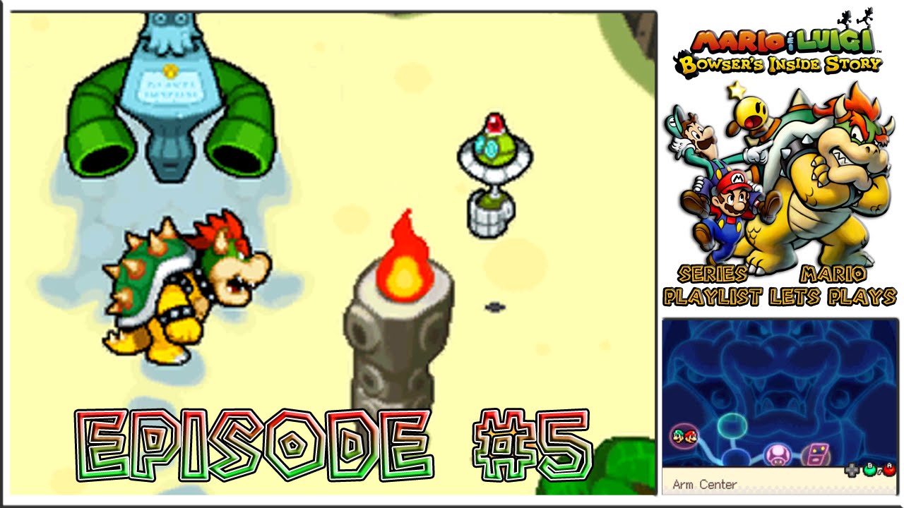 Mario & Luigi: Bowser's Inside Story - Monsieur Mash, Sea Pipe Statue ...