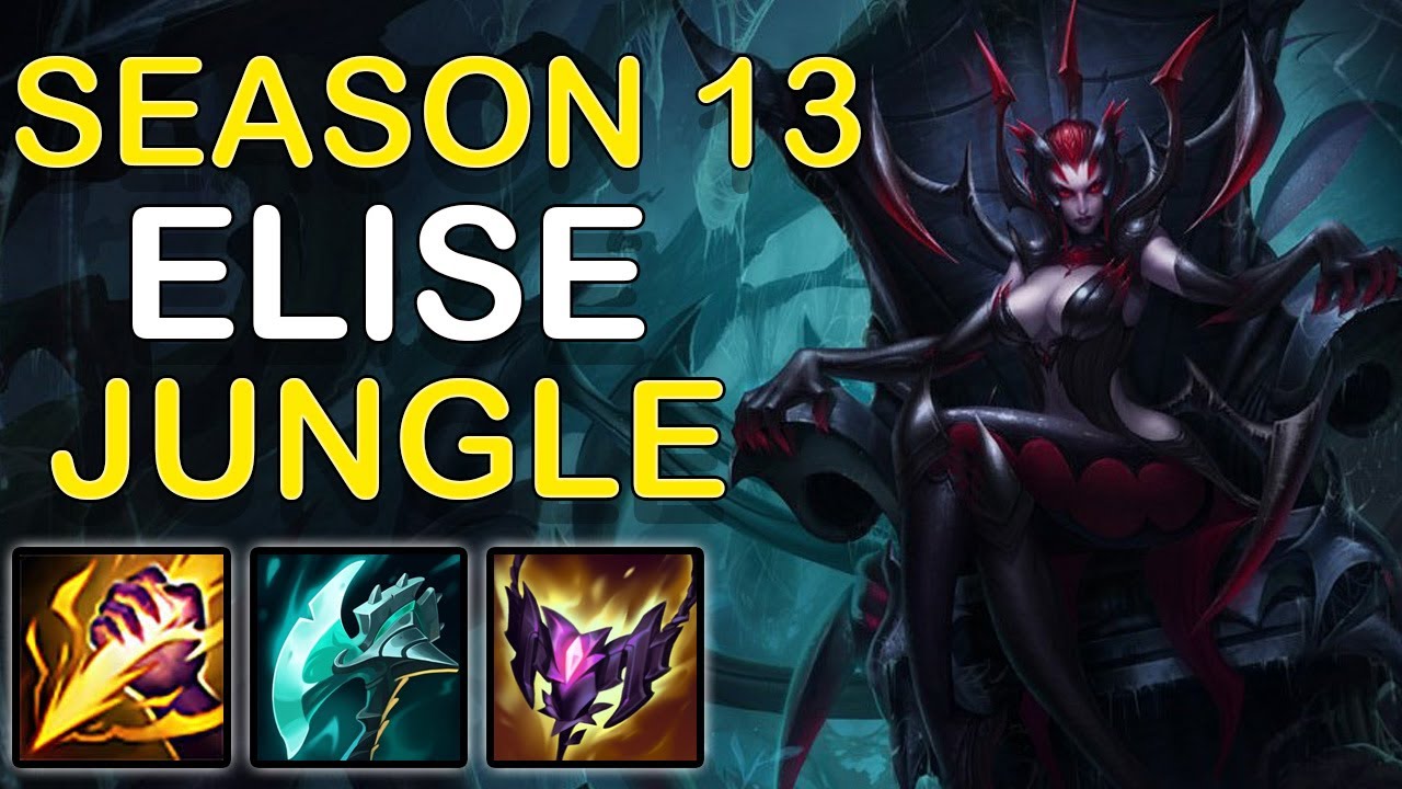 THIS CHAMP DOES WAY TOO MUCH DAMAGE - Elise Jungle Gameplay - Patch 13. ...