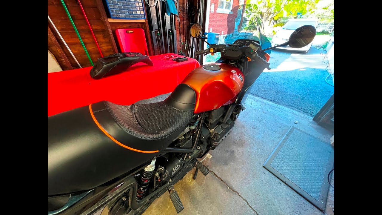 K75 Maintenance and Repair - Corbin Seat Installation - YouTube