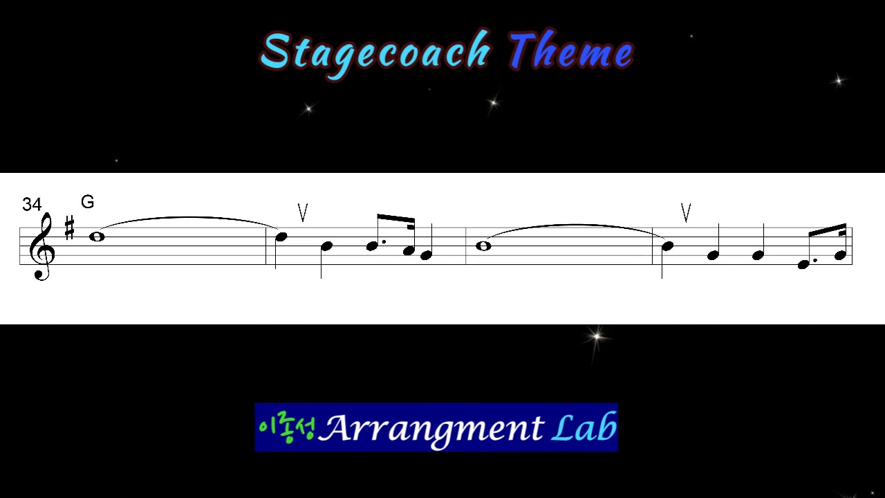 Stagecoach Theme(오카리나) - YouTube