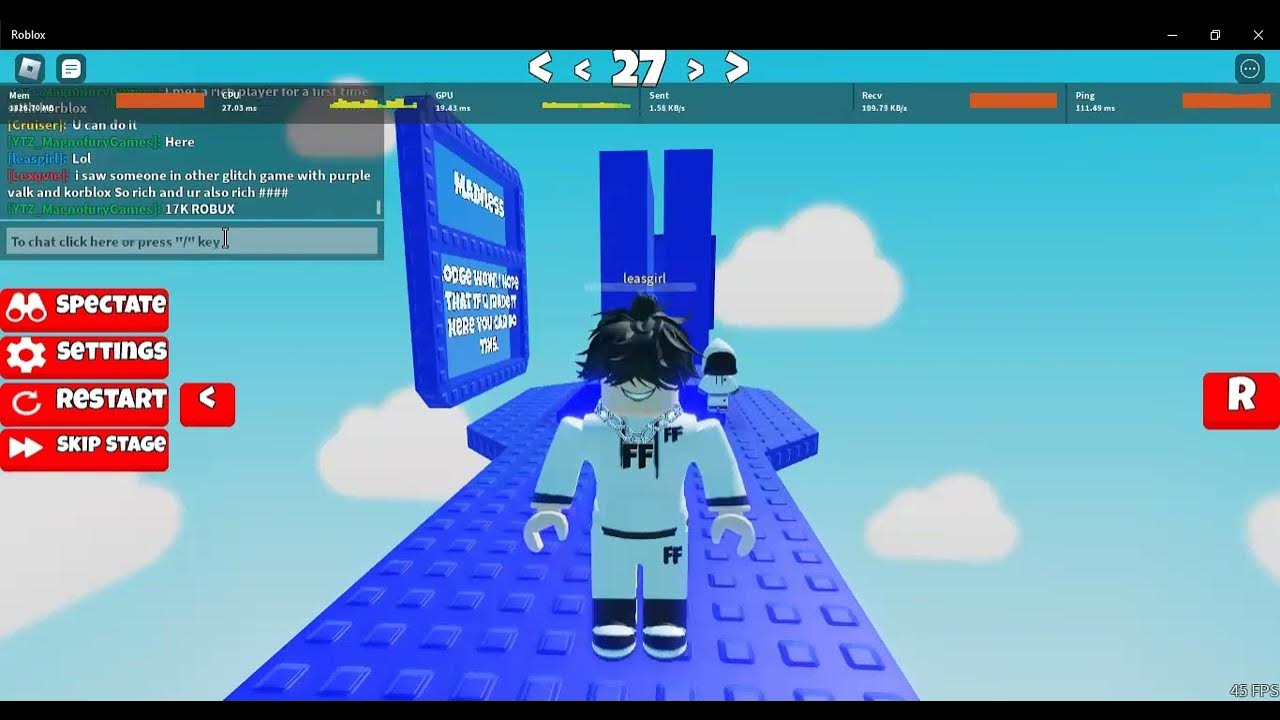 I saw a Player with Korblox on - YouTube