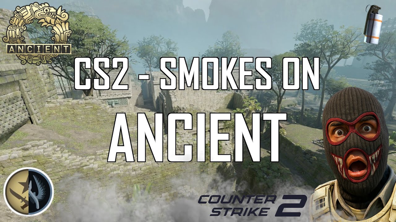 SMOKES ON ANCIENT IN CS2 - YouTube