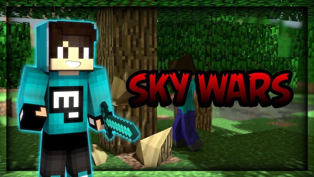 PLANTILLA PARA CREAR TU MAPA DE SKY WARS || MINECRAFT PE 0.14.0 - YouTube