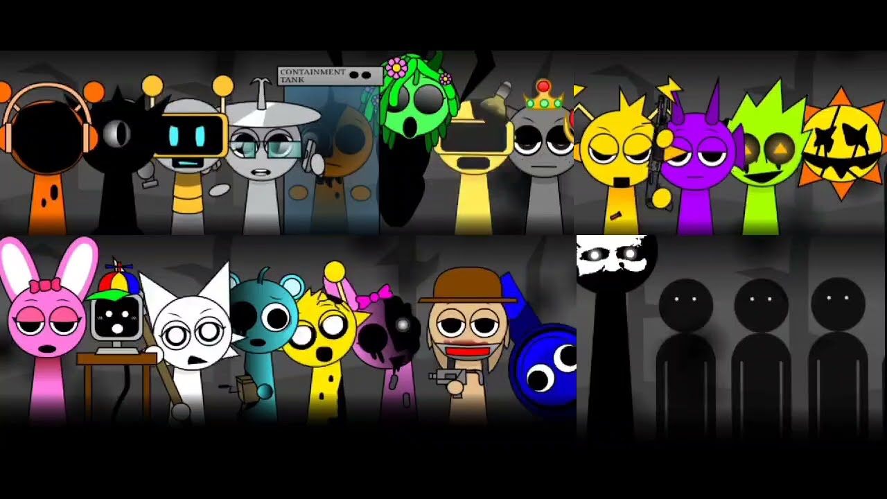 Sprunki Corruptbox Phase 3 - All Characters Together - YouTube