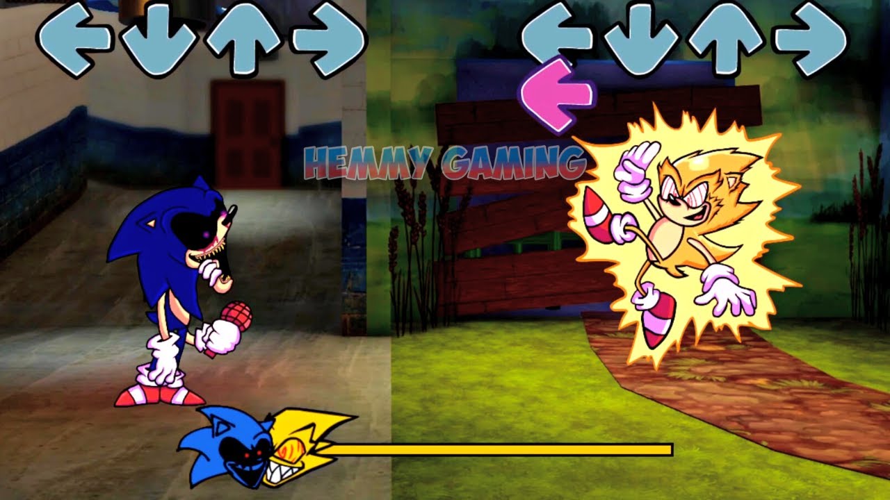 Sonic.Exe Sings Friends To Your End (Sonic.Exe vs Fleetway Sonic) part ...