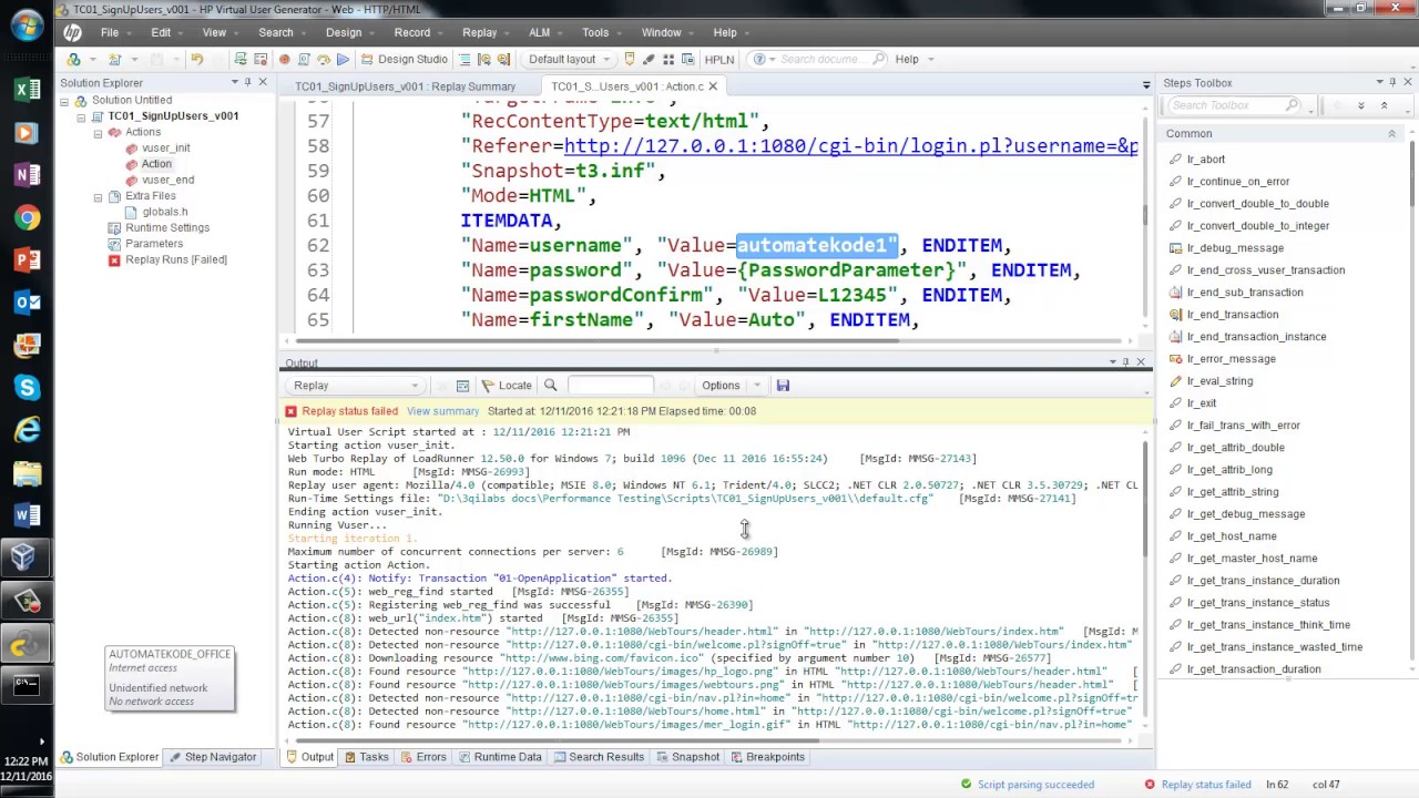 Performance Testing Executing Script From Controller And Analysis ...
