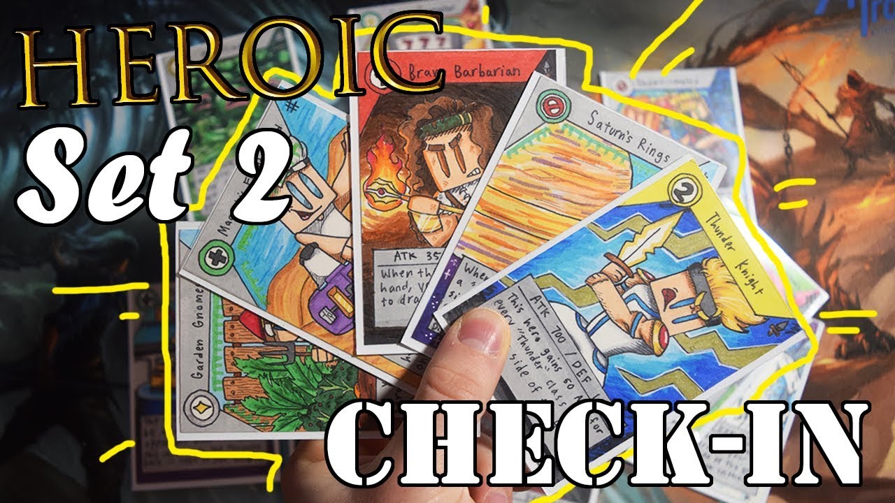 HEROIC SET 2 CHECK-IN | HEROIC TCG - YouTube