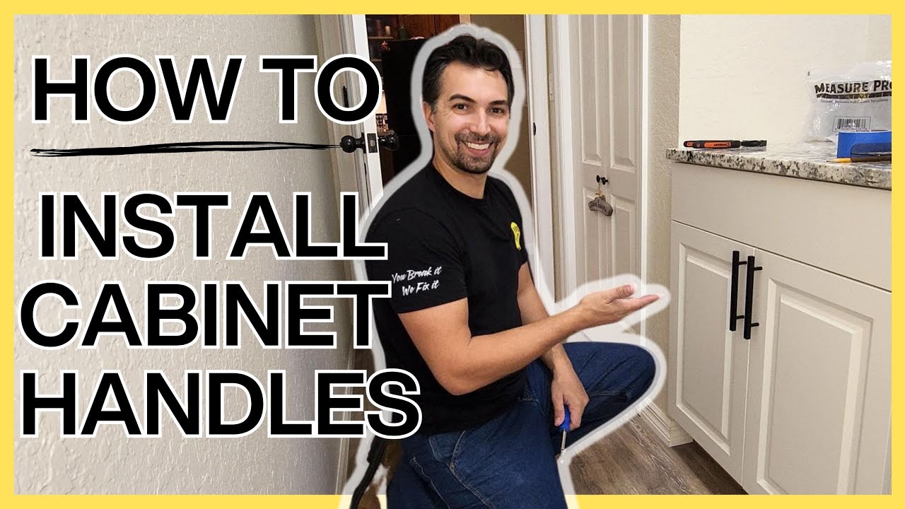 Perfectly Installed Cabinet Handles: Tips and Tricks - YouTube