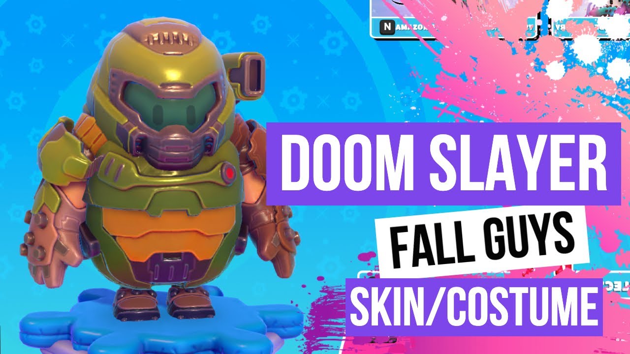 Doom Fall Guys Skin, Fall Guys Doom Slayer Costume Out Now For A ...