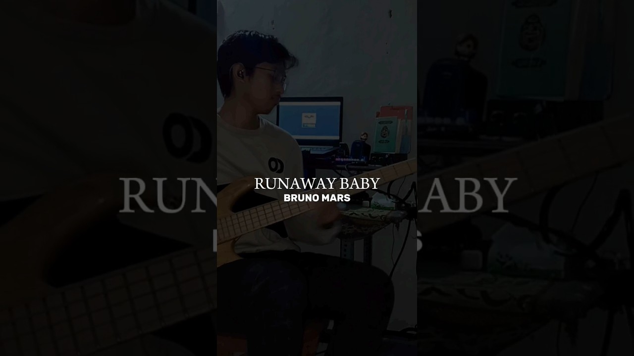 Runaway Baby - Bruno Mars Bass Cover #runawaybaby #music #song - YouTube