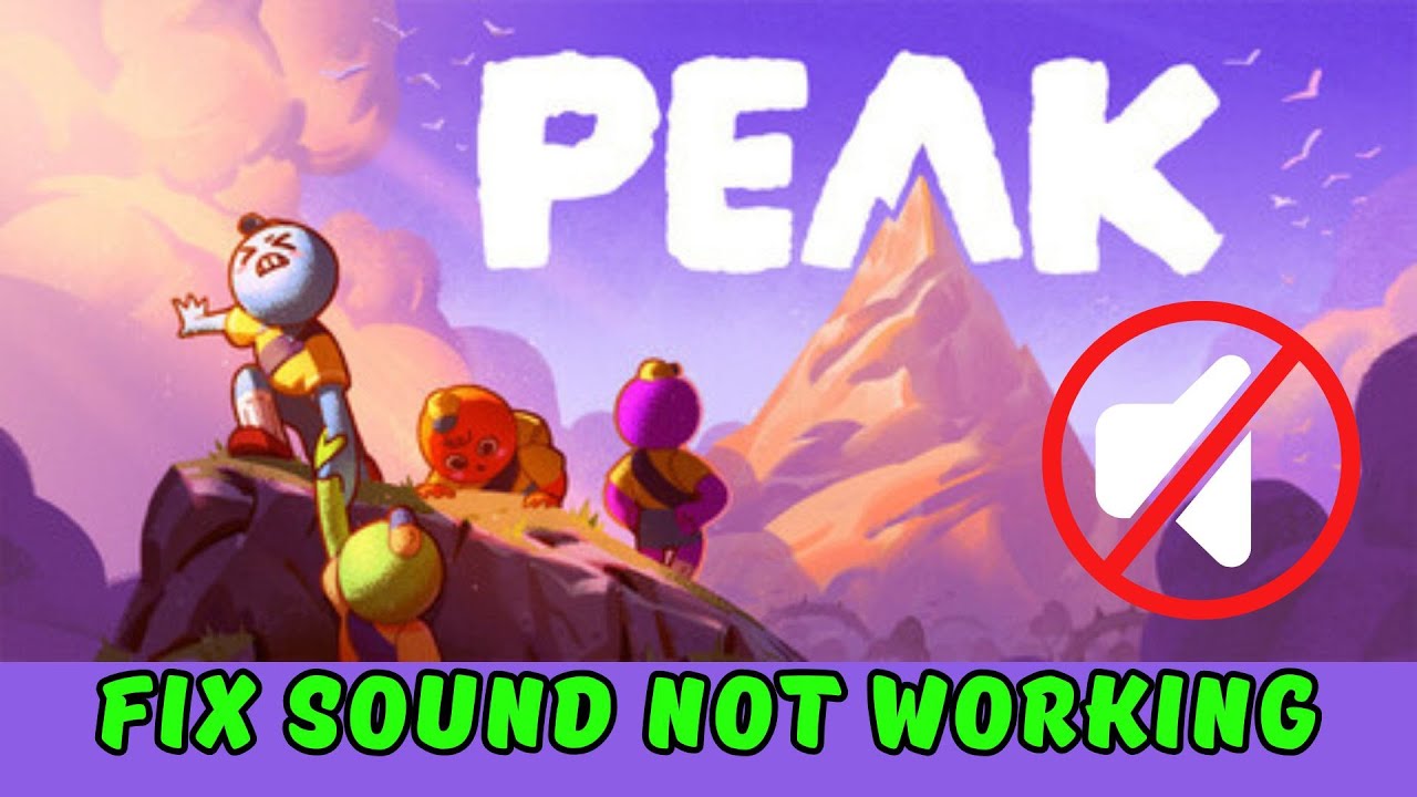 How To Fix PEAK Audio/Sound Not Working | Solve Crackling/Distorted ...