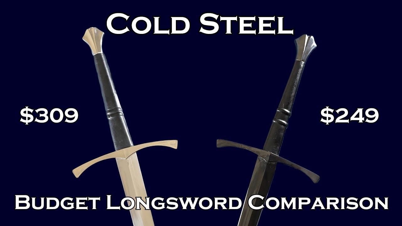 Cold Steel Italian longsword Review and Comparison: $309 Original VS ...
