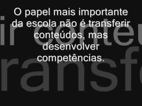 10 novas competências para ensinar philippe perrenoud - YouTube