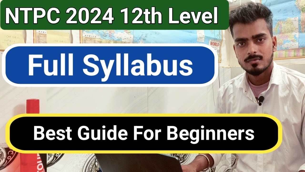 RRB NTPC 12th Level Syllabus || Best Guide For Beginners🔥 - YouTube