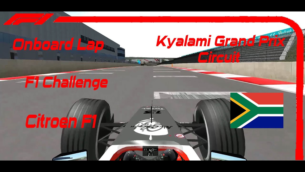 Citroen F1 - Onboard Lap - Kyalami - F1 Challenge - YouTube