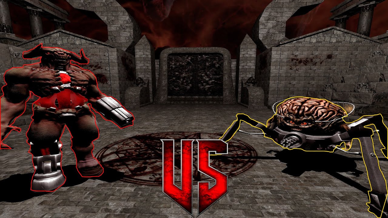 Cyberdemon (Classic) vs Mastermind - DOOM 3 Monster Infighting - DOOM ...