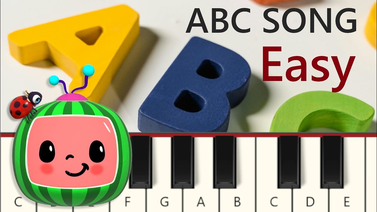CoComelon ABC Song Piano Tutorial (EASY) - YouTube